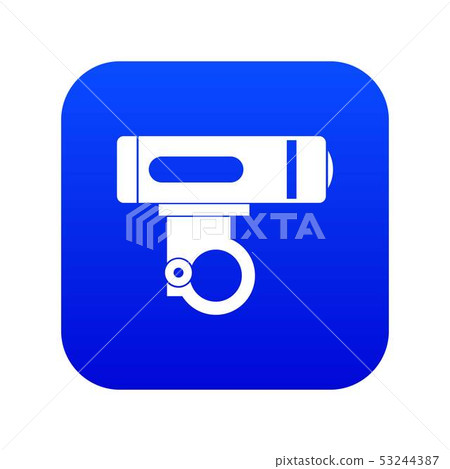 Bike light icon digital blue - Stock Illustration [53244387] - PIXTA