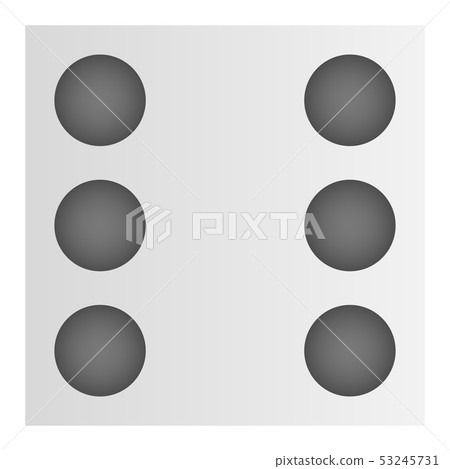 Six dice part icon, cartoon style - Stock Illustration [53245731] - PIXTA