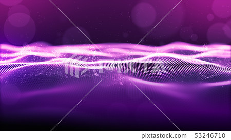 Abstract purple color. digital cyber space - Stock Illustration ...