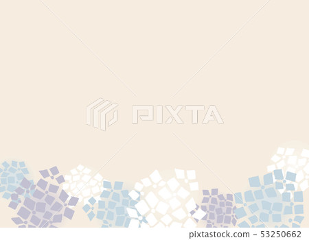 Japanese pattern Hydrangea background - Stock Illustration [53250662 ...