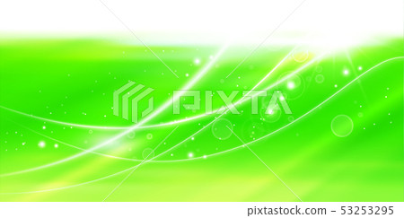New green leaf green background - Stock Illustration [53253295] - PIXTA