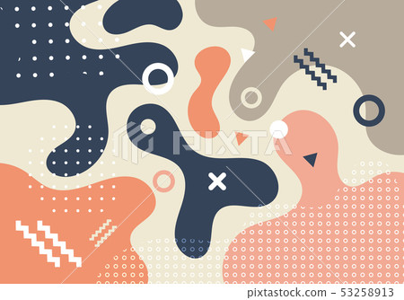 Abstract geometric shapes and forms trendy fashion - Stock Illustration ...