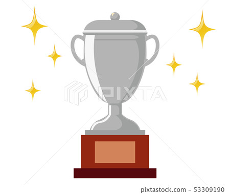 Trophy win cup win cup silver - Stock Illustration [53309190] - PIXTA