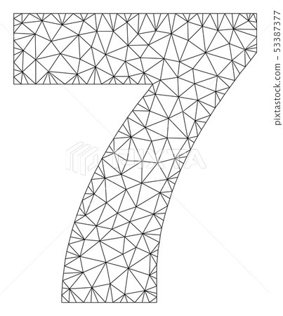 Polygonal Carcass 7 Text Caption - Stock Illustration [53387377] - PIXTA