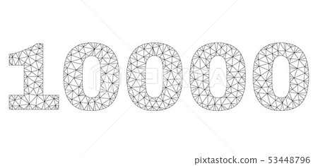 Polygonal Wire Frame 10000 Text Tag-插圖素材 [53448796] - PIXTA圖庫