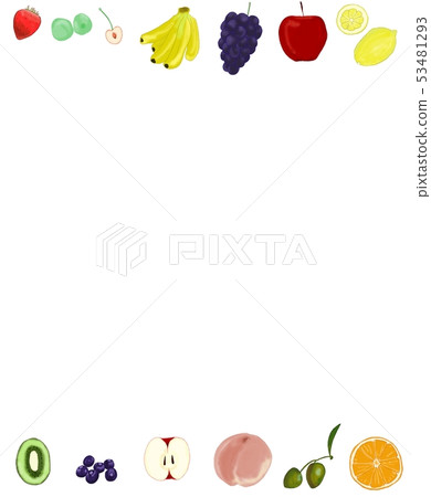 Fruit frame - Stock Illustration [53481293] - PIXTA