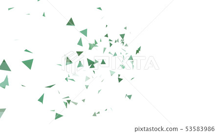 CG particle triangle - Stock Illustration [53583986] - PIXTA