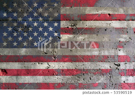 American flag design art - Stock Illustration [53590519] - PIXTA