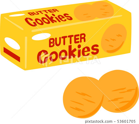 Boxed butter cookies - Stock Illustration [53601705] - PIXTA