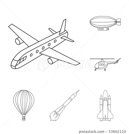 Vector design of transport and object icon. Set... - Stock Illustration ...