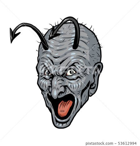 Shouting devil - Stock Illustration [53612994] - PIXTA