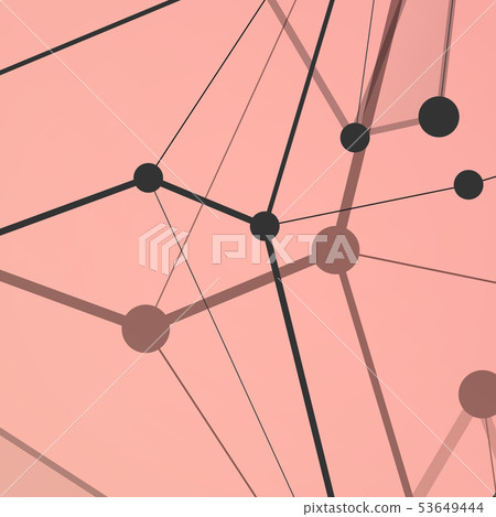 Network connection lines and dots for poster,... - Stock Illustration ...