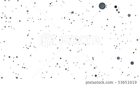 Ball with CG particle texture - Stock Illustration [53651019] - PIXTA