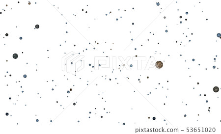 Ball with CG particle texture - Stock Illustration [53651020] - PIXTA