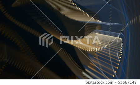 Abstract generative art background.-插圖素材 [53667142] - PIXTA圖庫