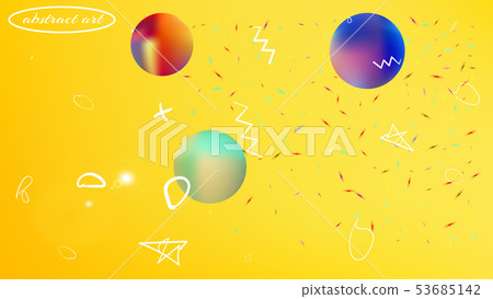 Elementary space background fantasy. - Stock Illustration [53685142 ...