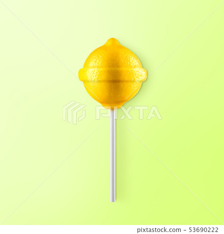 Lollipop lemon - Stock Illustration [53690222] - PIXTA