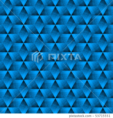 Dark blue background with repeating pattern-插圖素材 [53715551] - PIXTA圖庫