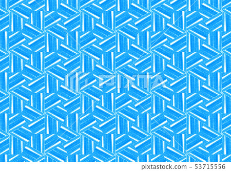 Abstract bright blue repeating pattern - Stock Illustration [53715556 ...