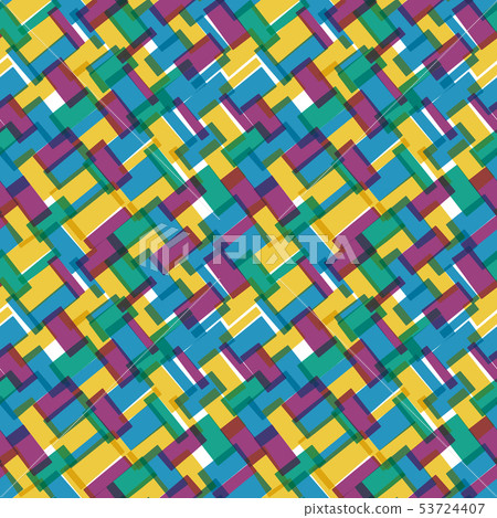 Random geometric pattern - seamless - Stock Illustration [53724407] - PIXTA