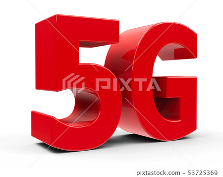 Red sign 5G #2 - Stock Illustration [53725369] - PIXTA
