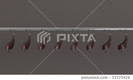 Hanger side multiple black background - Stock Illustration [53725429 ...