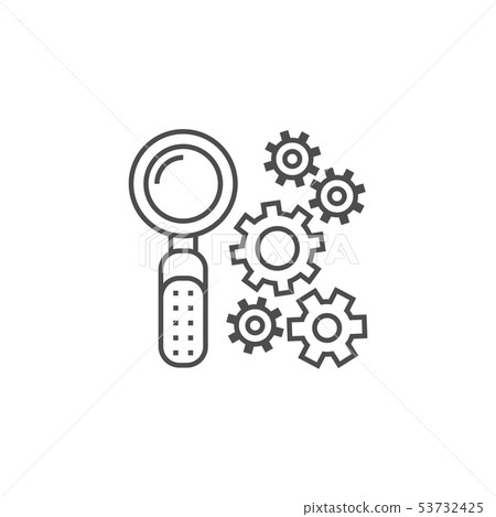 Active search icon - Stock Illustration [53732425] - PIXTA