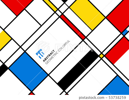 Abstract geometric colorful pattern for continuous - Stock Illustration ...