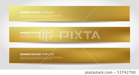 Vector banners with abstract gold background.... - Stock Illustration ...