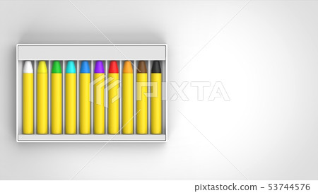 Crayon top left - Stock Illustration [53744576] - PIXTA