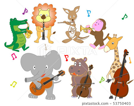 Animal concert - Stock Illustration [53750403] - PIXTA