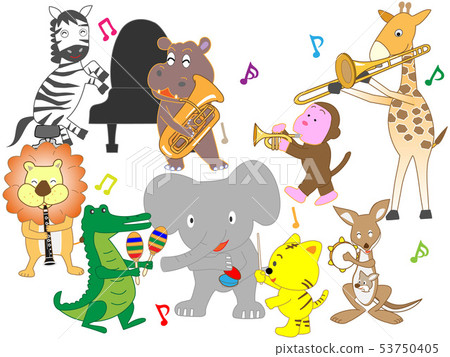 Animal concert - Stock Illustration [53750405] - PIXTA