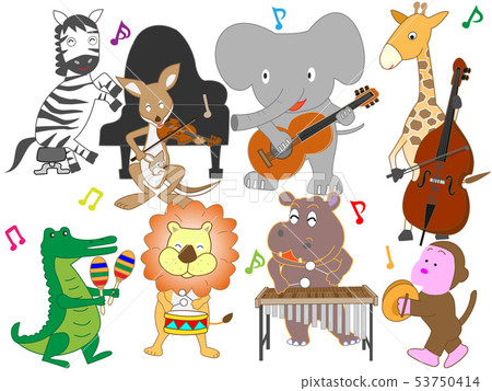 Animal concert - Stock Illustration [53750414] - PIXTA