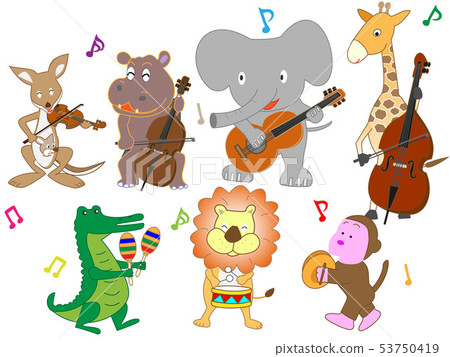 Animal concert - Stock Illustration [53750419] - PIXTA