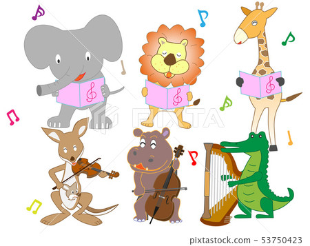 Animal concert - Stock Illustration [53750423] - PIXTA