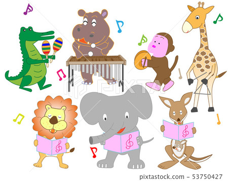 Animal concert - Stock Illustration [53750427] - PIXTA