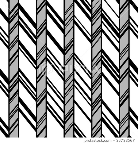 Stylish Line Pattern-Seamless - Stock Illustration [53758567] - PIXTA