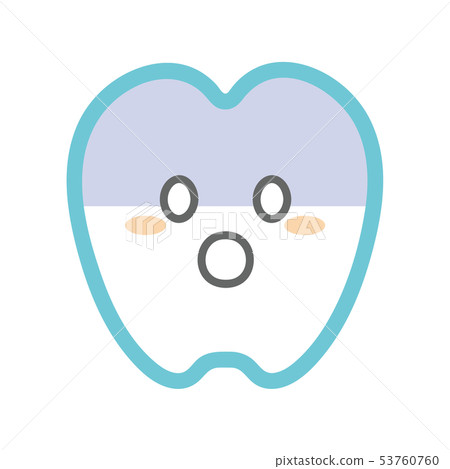 Shocked teeth - Stock Illustration [53760760] - PIXTA