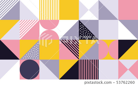 Geometric pattern vector abstract color design - Stock Illustration ...