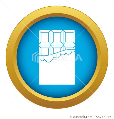 Chocolate icon blue vector isolated - Stock Illustration [53764076] - PIXTA