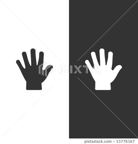 Body senses tact. Hand icon - Stock Illustration [53776167] - PIXTA