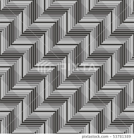 Stylish Line Pattern-Seamless - Stock Illustration [53781389] - PIXTA