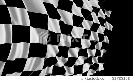 3D rendering of checkered flag - Stock Illustration [53785398] - PIXTA