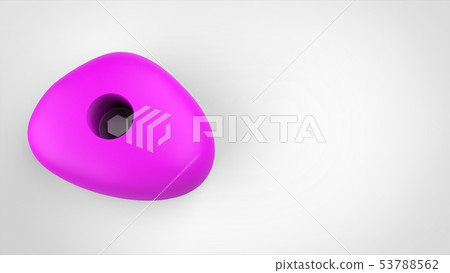 Climbing hold magenta left - Stock Illustration [53788562] - PIXTA
