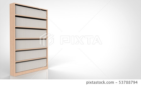 Bookshelf angle right - Stock Illustration [53788794] - PIXTA