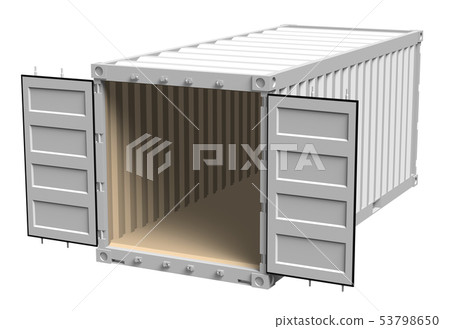 20 feet container - Stock Illustration [53798650] - PIXTA