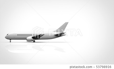 Plane side left - Stock Illustration [53798916] - PIXTA