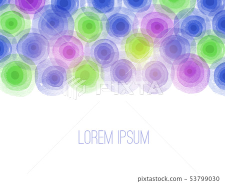 Bright circles on white background with place... - Stock Illustration ...