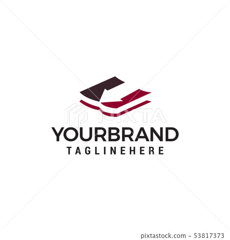 book arrow logo design concept template vector-插圖素材 [53817373] - PIXTA圖庫