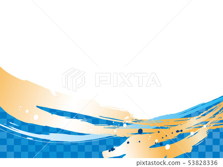 Refreshing light blue Japanese style pattern - Stock Illustration ...